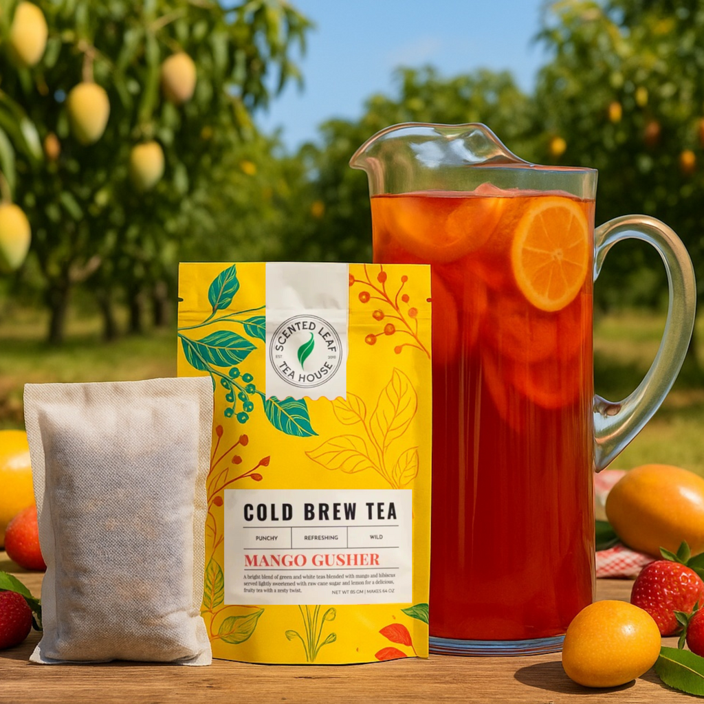 Mango Gusher Tea | Cold Brew Pack – Scented Leaf Tea House
