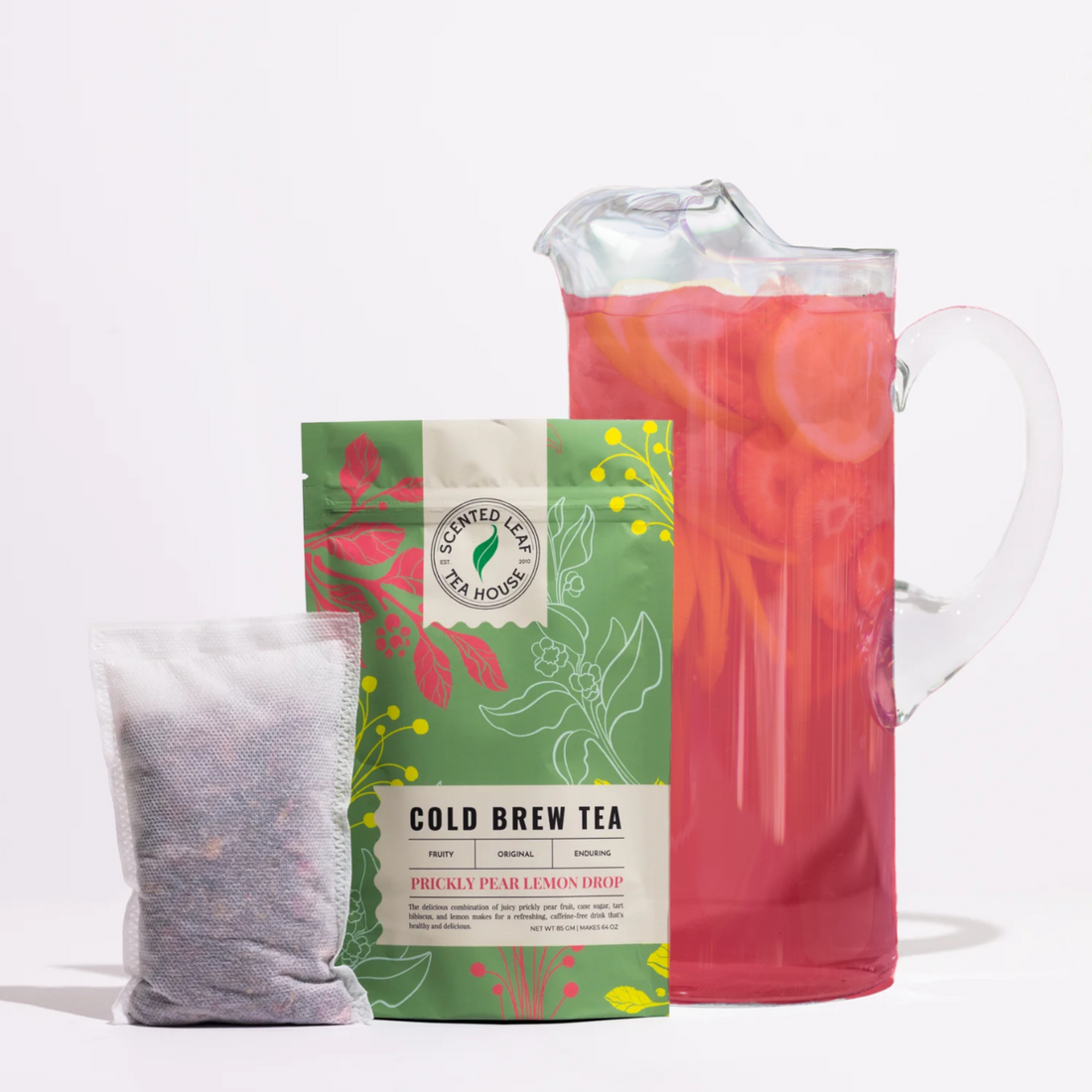 Prickly Pear Lemon Drop Tea | Cold Brew Pack & Scented Leaf Tea House