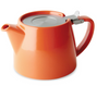 18 oz Stump Teapot | Stainless Steel Lid & Infuser – Scented Leaf Tea House